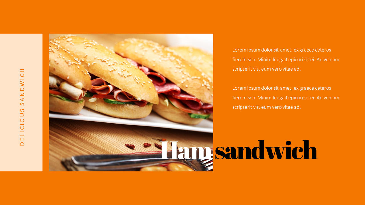 Sandwich Simple Slides Templates|Business|Google
