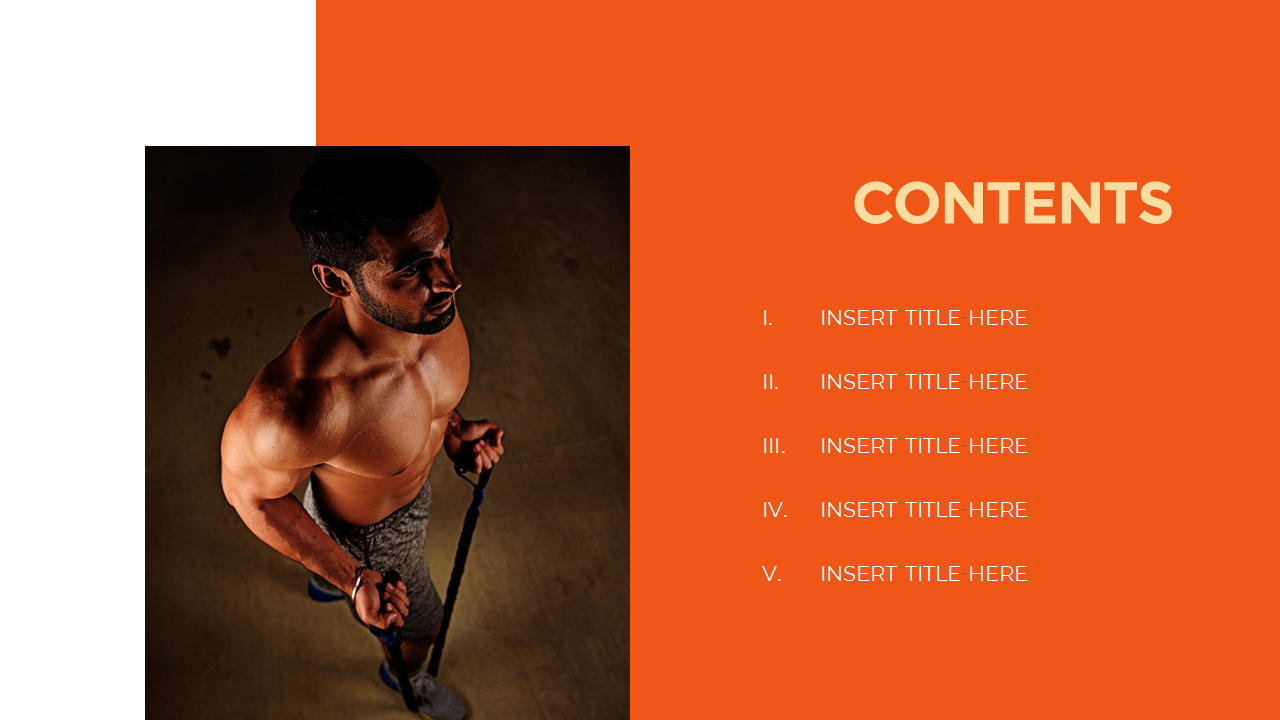 Work Out Google Slides Presentation Templates|Lifestyle