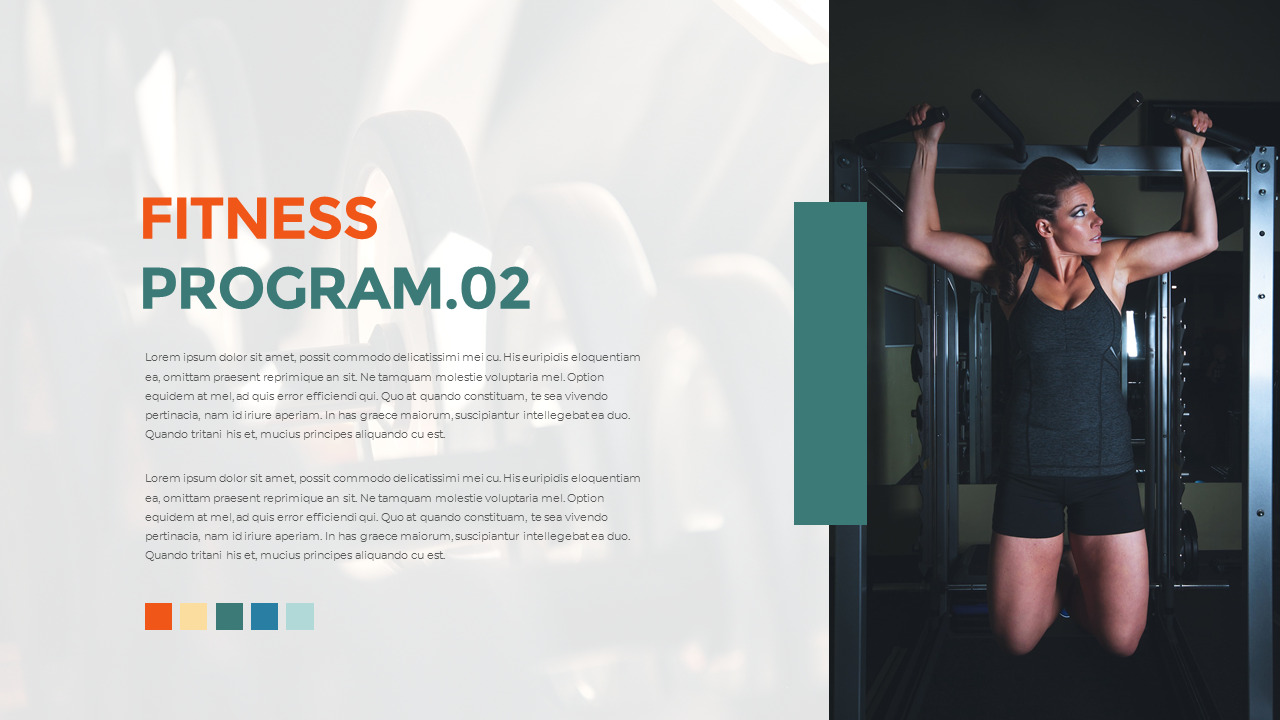 Work Out Google Slides Presentation Templates|Lifestyle