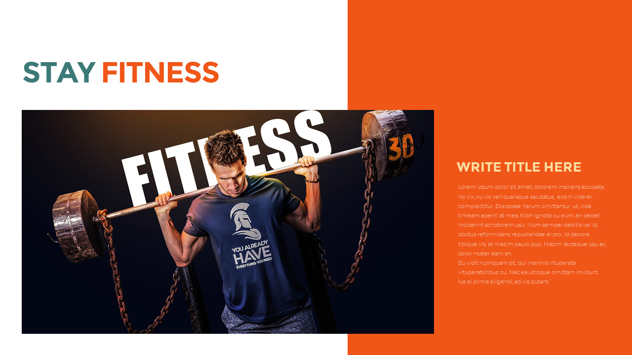 Work Out Google Slides Presentation Templates|Lifestyle