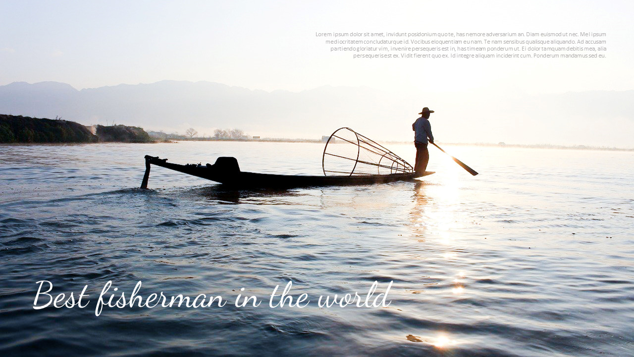 Fisherman team presentation template|Lifestyle|Google Slides