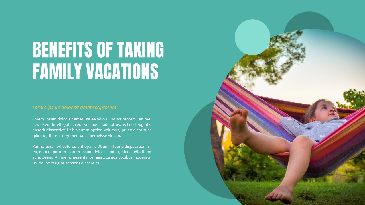 summer vacation Google Slides Template Design|Lifestyle