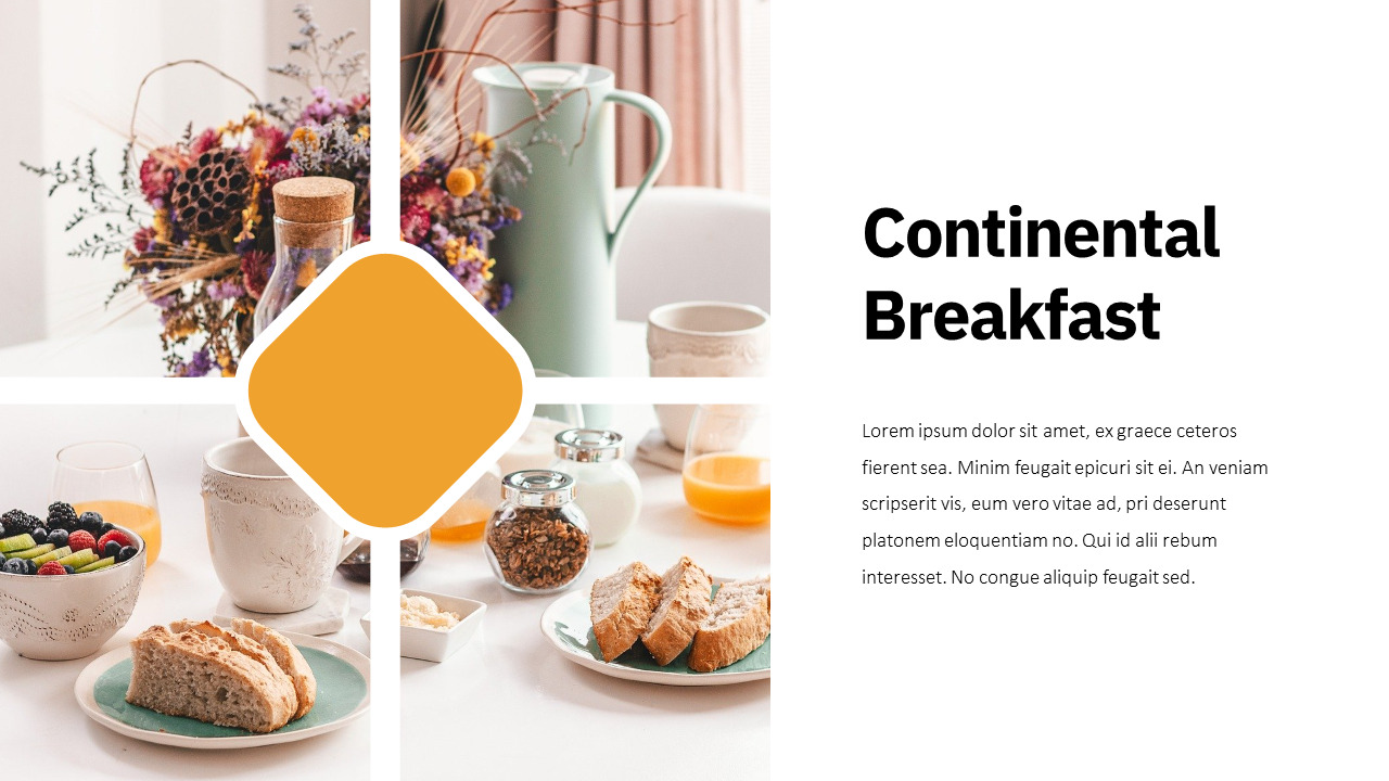 Breakfast Simple Google Presentation|Business|Slides
