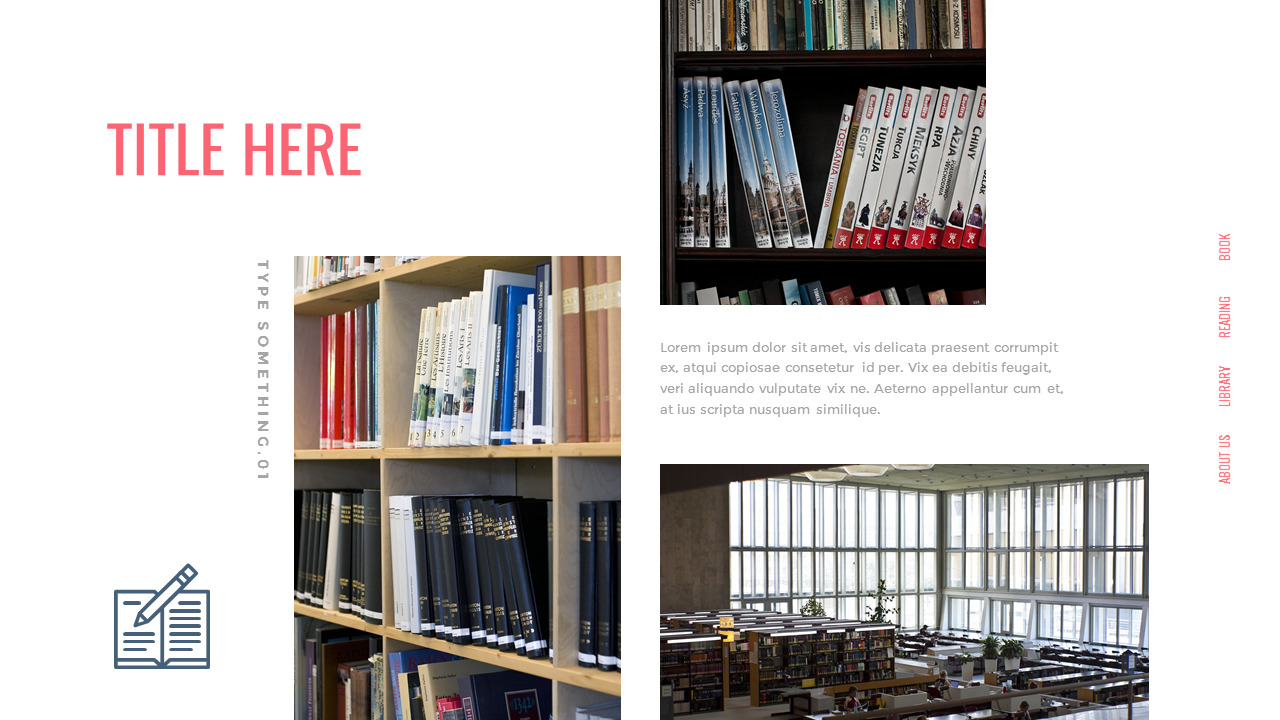 Library Google Slides Template Design|Education