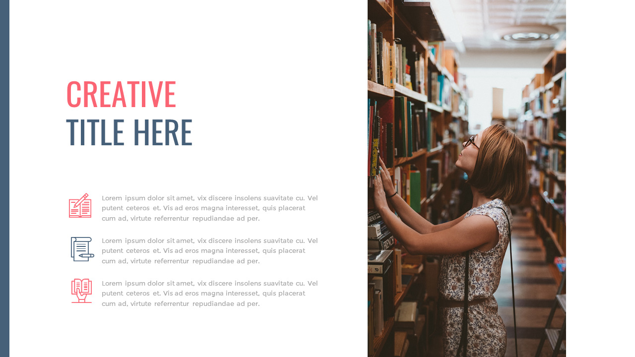 Library Google Slides Template Design|Education