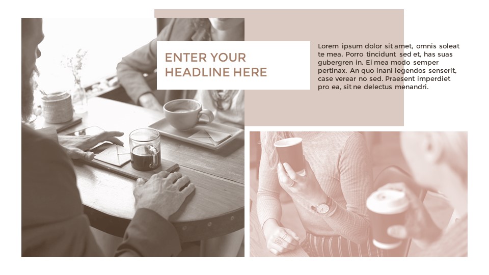 Coffee Time Google Slides Template Design|Food