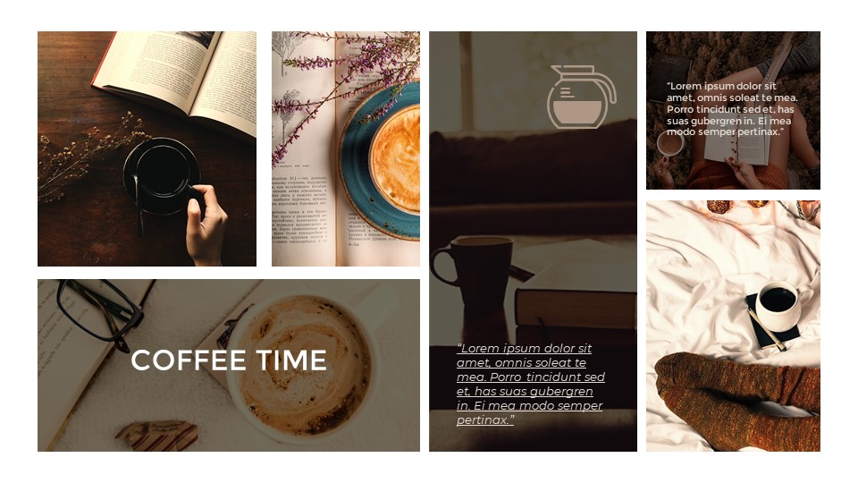 Coffee Time Google Slides Template Design|Food