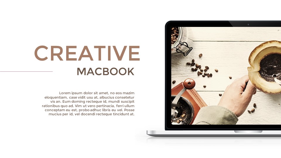 Coffee Time Google Slides Template Design|Food