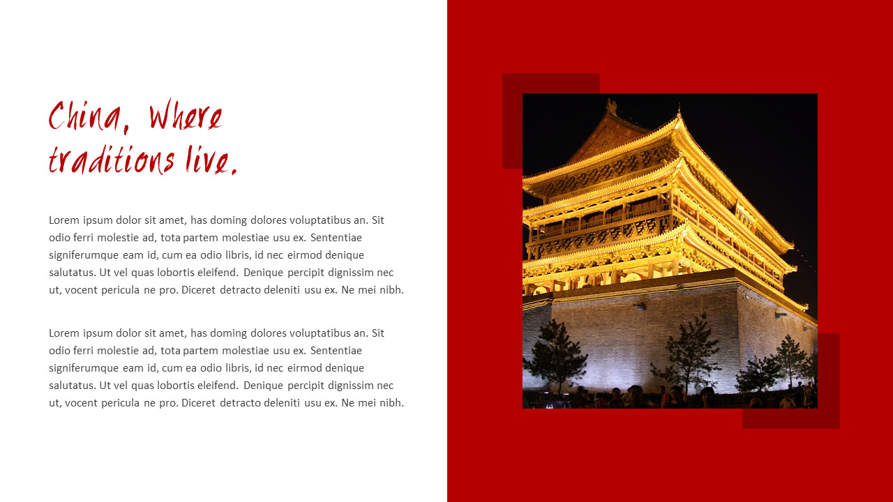 China Easy Google Slides Template|Lifestyle
