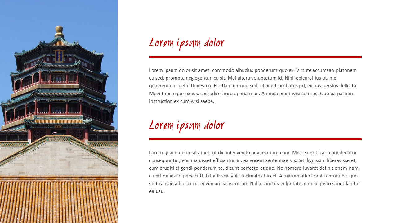 China Easy Google Slides Template|Lifestyle