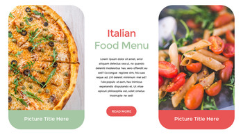 Italian Food Google Slides Interactive|Business