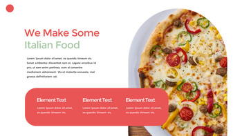 Italian Food Google Slides Interactive|Business