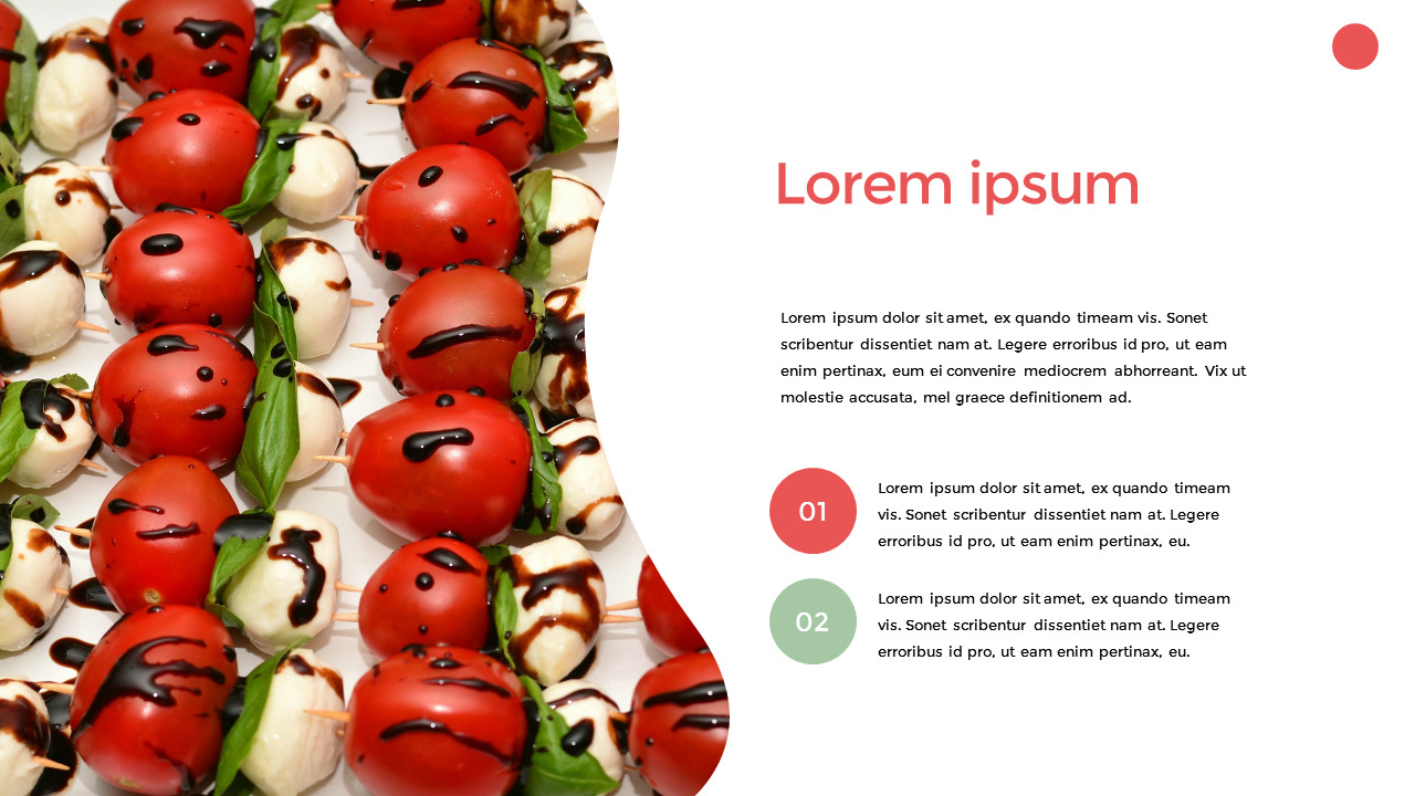 Italian Food Google Slides Interactive|Business