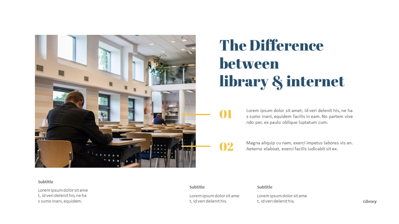 Library Easy Google Slides|Education