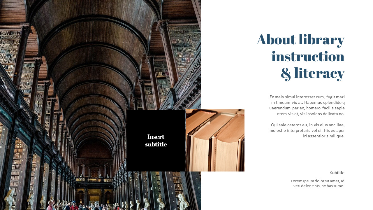 Library Easy Google Slides|Education