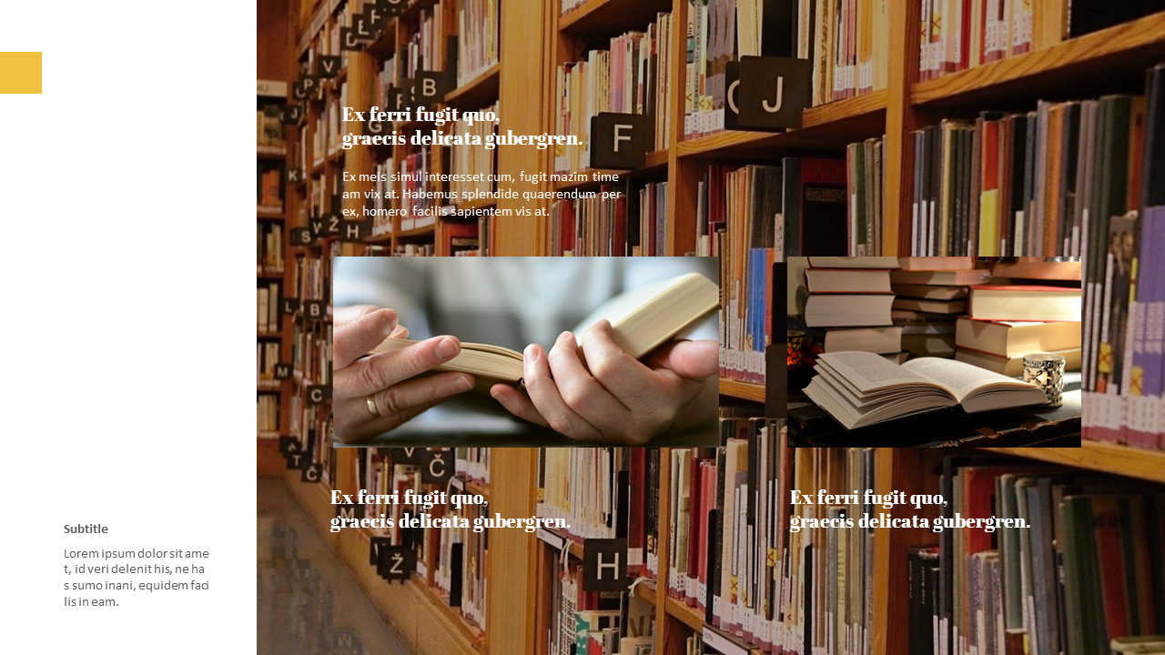 Library Easy Google Slides|Education