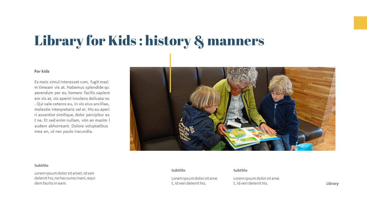 Library Easy Google Slides|Education