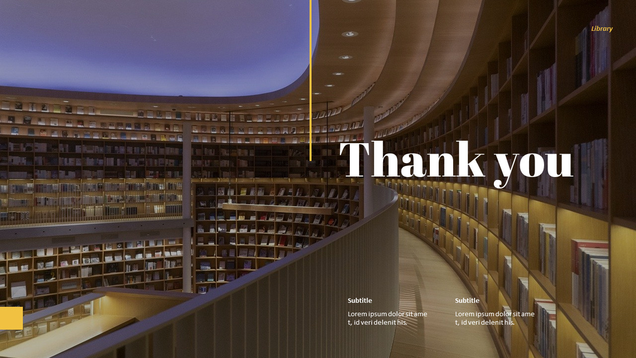 Library Easy Google Slides|Education