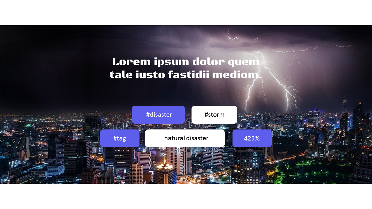 Natural Disaster Google Presentation Templates|Lifestyle|Slides