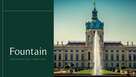 Fountain template design|Lifestyle|Google Slides