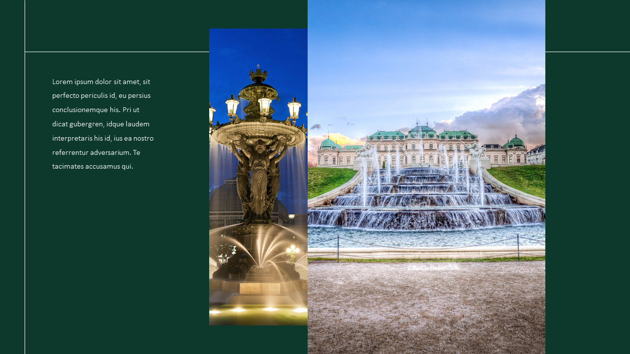 Fountain template design|Lifestyle|Google Slides