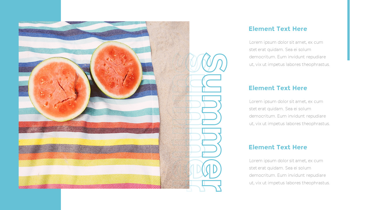 Summer Vacation PowerPoint Templates for Presentation