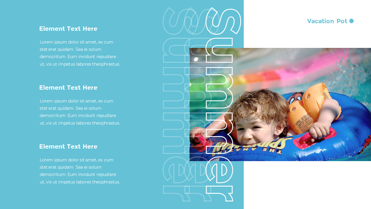 Summer Vacation PowerPoint Templates for Presentation