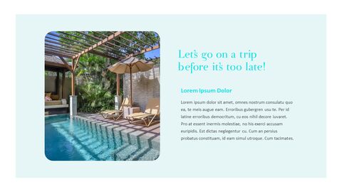 The Resort PPT Design Templates