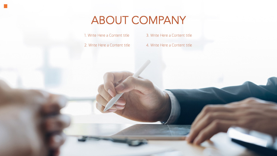 Company Introduction keynote slides
