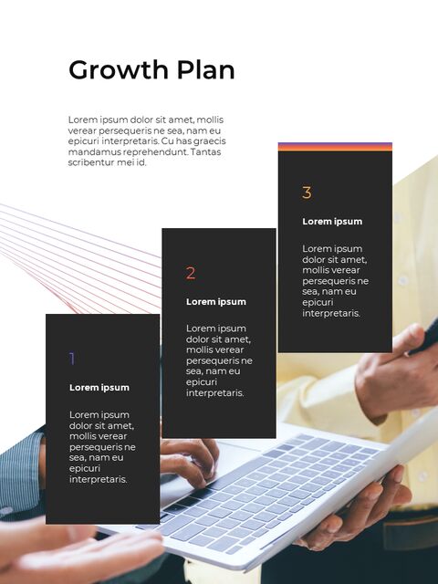 Modern Vector Line Business Proposal PowerPoint deck Design