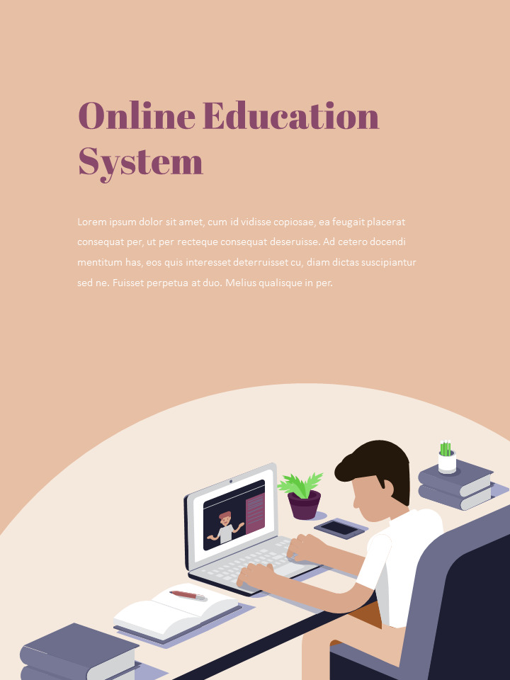 Online Education powerpoint presentation download