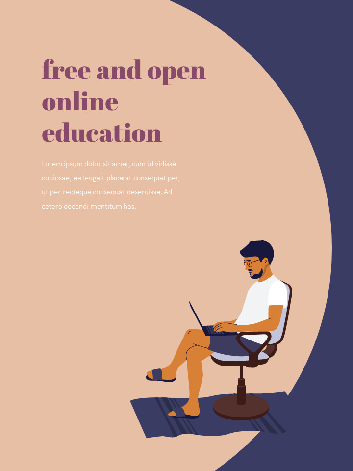 Online Education powerpoint presentation download