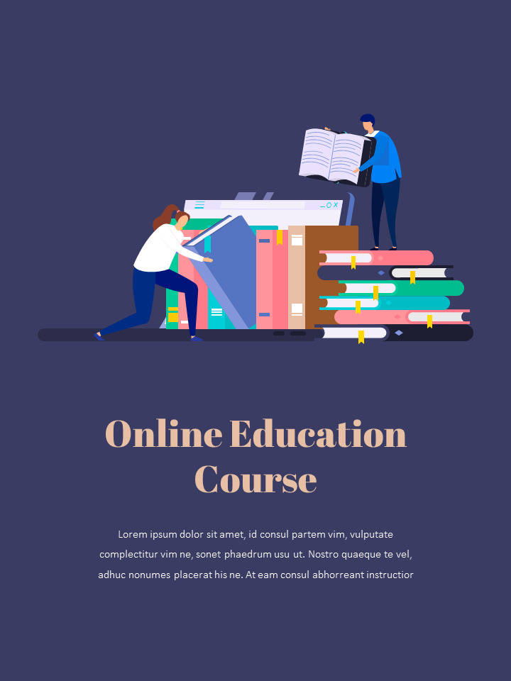 Online Education powerpoint presentation download