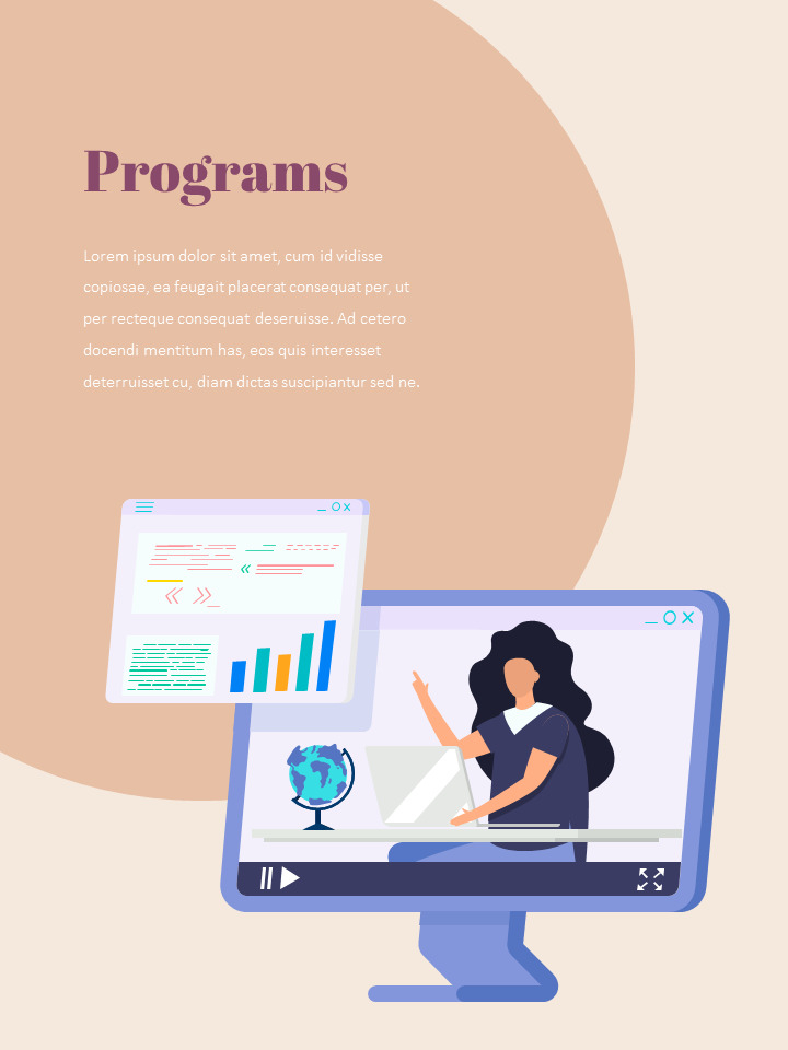 Online Education powerpoint presentation download