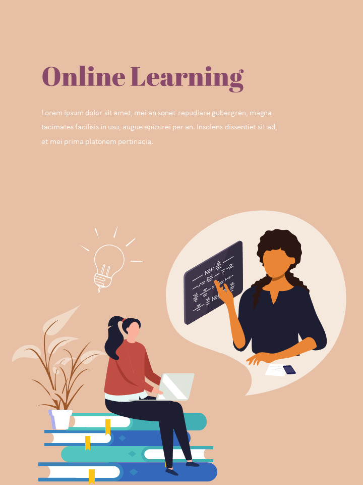 Online Education powerpoint presentation download