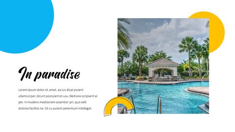 Swimming Pool PowerPoint Templates Design|Lifestyle