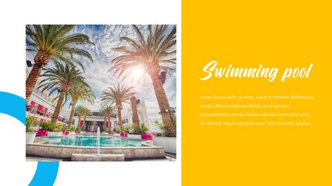 Swimming Pool PowerPoint Templates Design|Lifestyle