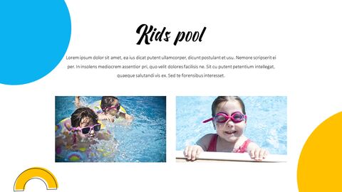 Swimming Pool PowerPoint Templates Design|Lifestyle
