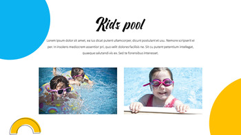 Swimming Pool PowerPoint Templates Design|Lifestyle
