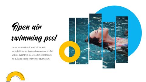 Swimming Pool PowerPoint Templates Design|Lifestyle