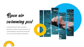 Swimming Pool PowerPoint Templates Design|Lifestyle
