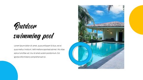 Swimming Pool PowerPoint Templates Design|Lifestyle