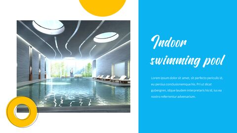 Swimming Pool PowerPoint Templates Design|Lifestyle