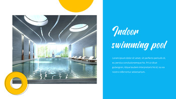 Swimming Pool PowerPoint Templates Design|Lifestyle
