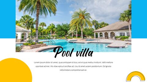 Swimming Pool PowerPoint Templates Design|Lifestyle