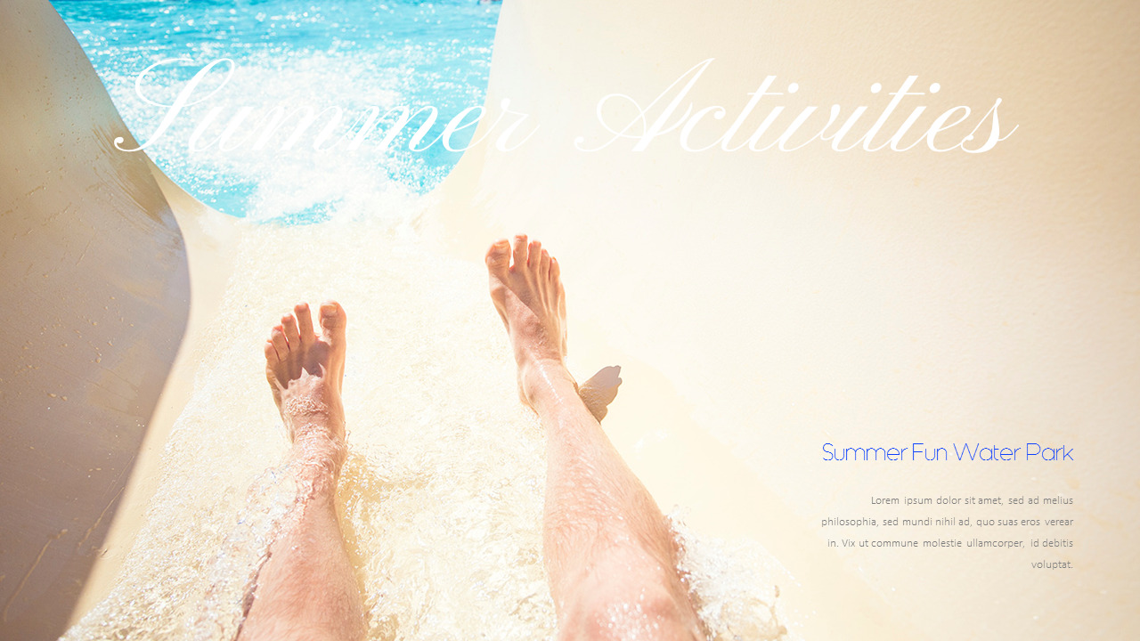 Water Parks Best PowerPoint Presentation Templates