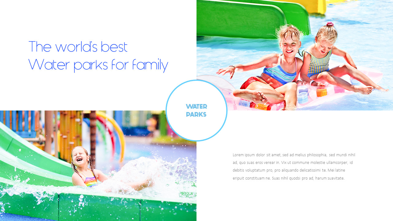 Water Parks Best PowerPoint Presentation Templates