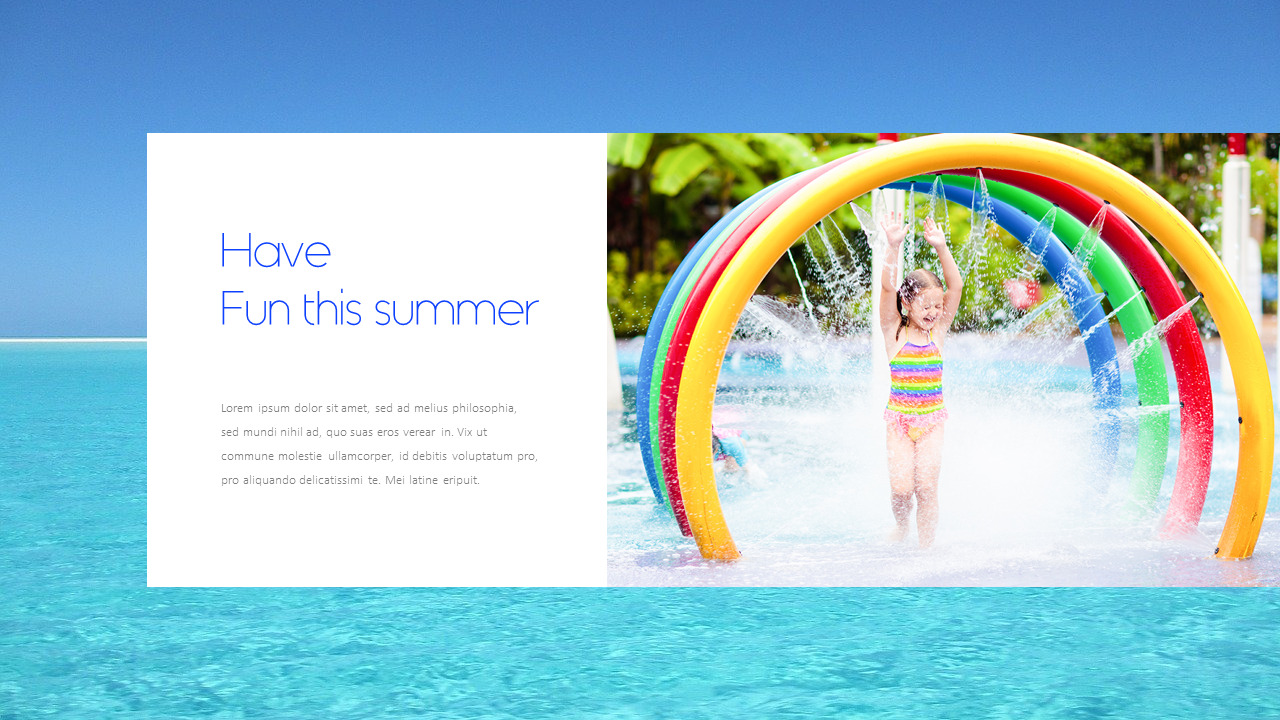 Water Parks Best PowerPoint Presentation Templates
