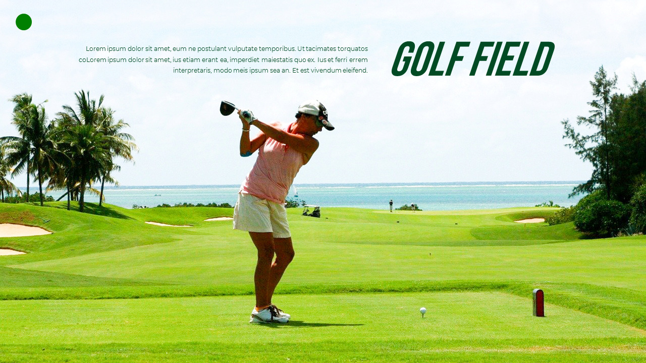 Golf Today PowerPoint Templates for Presentation