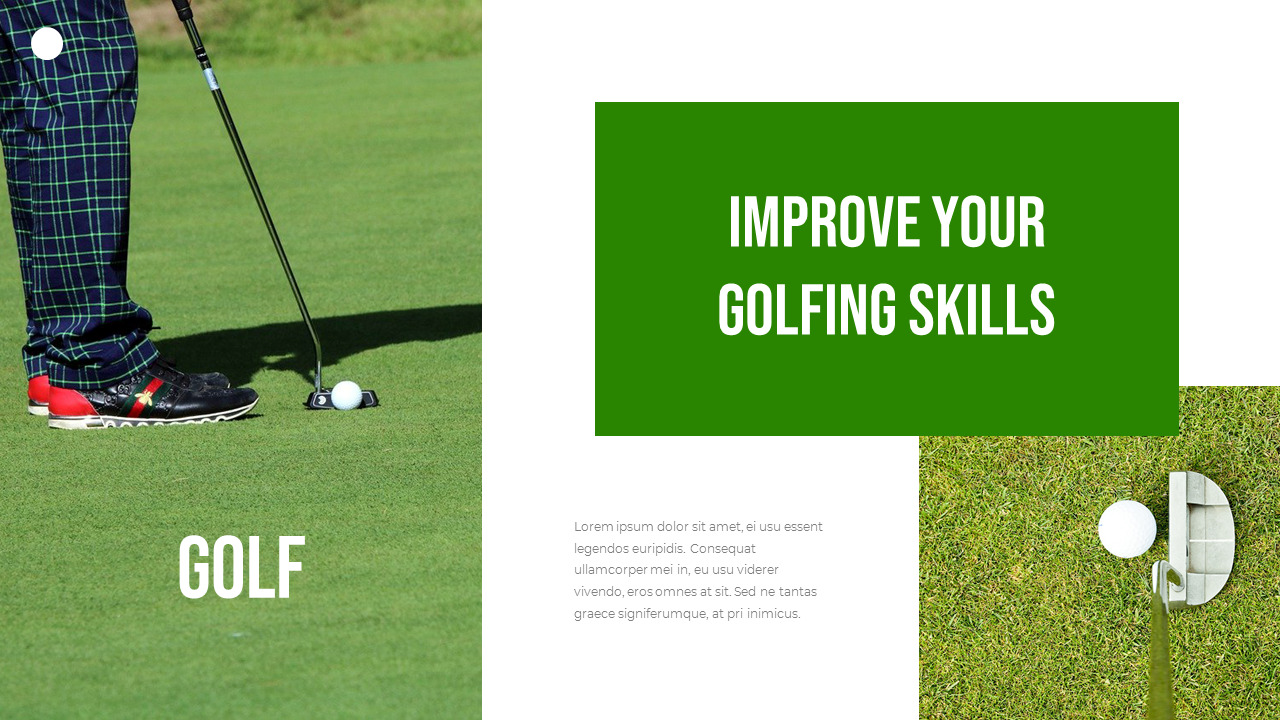 Golf Today PowerPoint Templates for Presentation